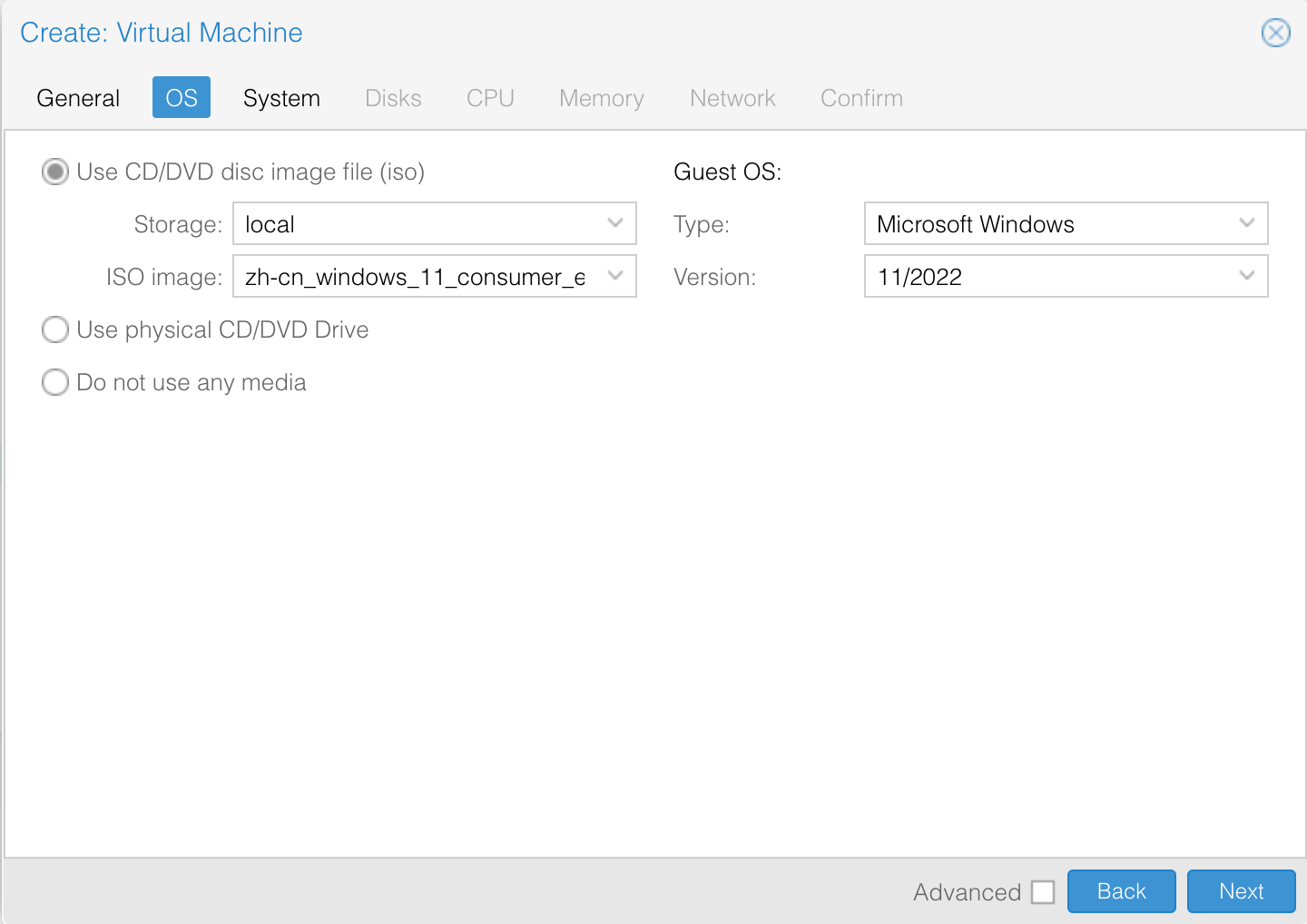 PVE环境安装Windows11操作系统 | 0x7Fancy