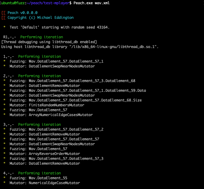 使用Peach进行基于变异和生成的fuzzing | 0x7Fancy